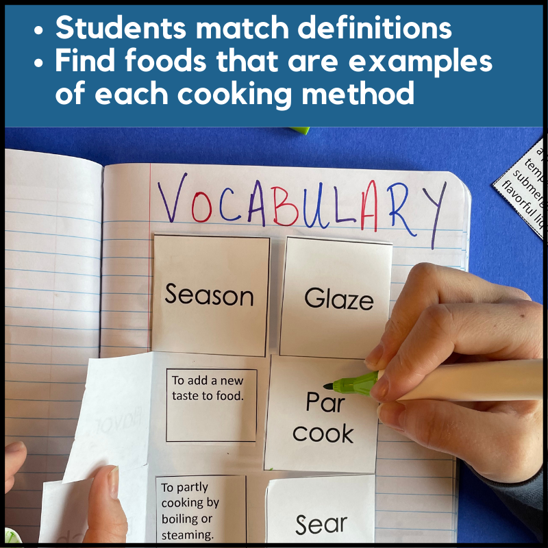 Cooking Methods Interactive Notebook for Culinary Arts and FACS - Twins ...
